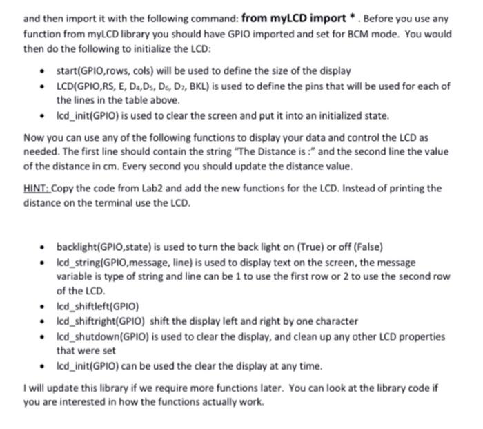 Solved import RPi GPIO as GPIO from time import sleep, time | Chegg.com