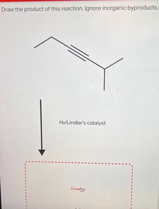 Solved Draw the starting structure that would lead to this | Chegg.com