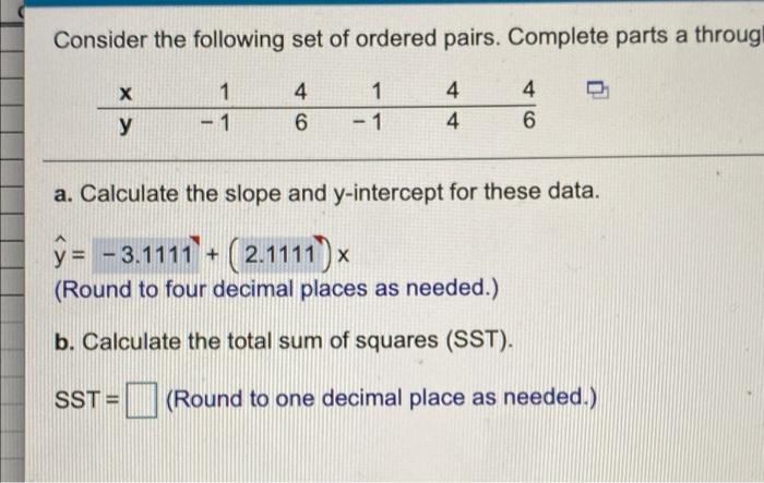 Solved QUESTION b and c ( partition the sum of squares into | Chegg.com