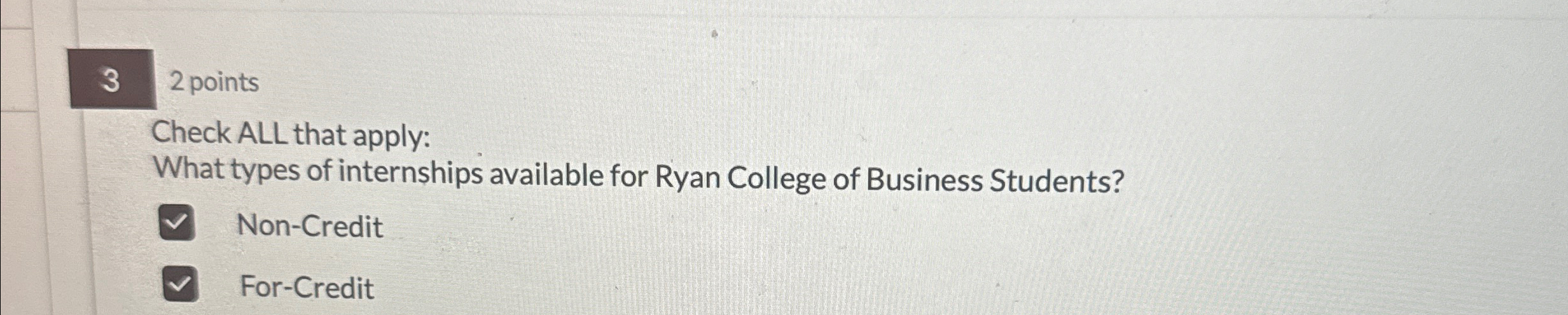 Solved 32 ﻿pointsCheck ALL that apply:What types of | Chegg.com