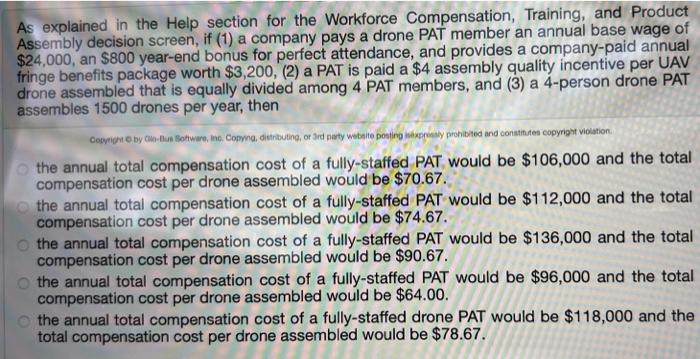 Solved As explained in the Help section for the Workforce | Chegg.com