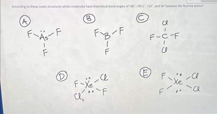 Solved According to these Lewis structures which molecules | Chegg.com