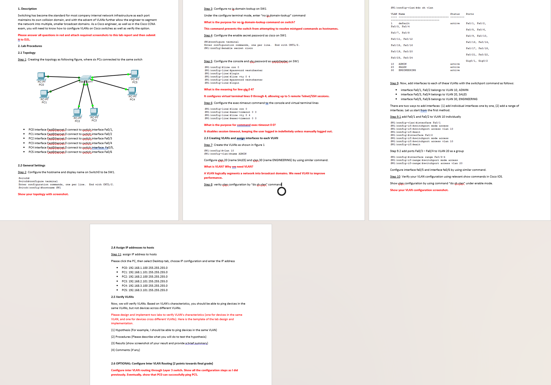 Solved Need help with (Show your topology with screenshot) | Chegg.com