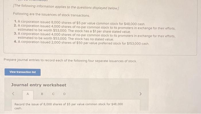 Solved [The following information applies to the questions | Chegg.com Solved [The following information applies to the questions | Chegg.com