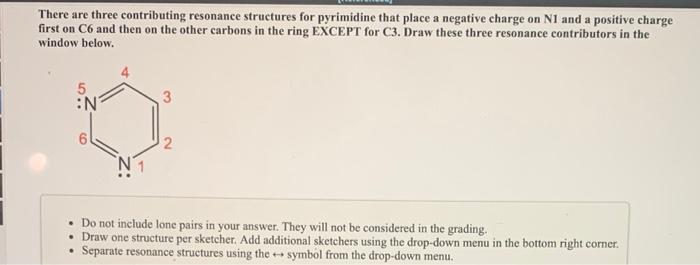 Solved There are three contributing resonance structures for | Chegg.com