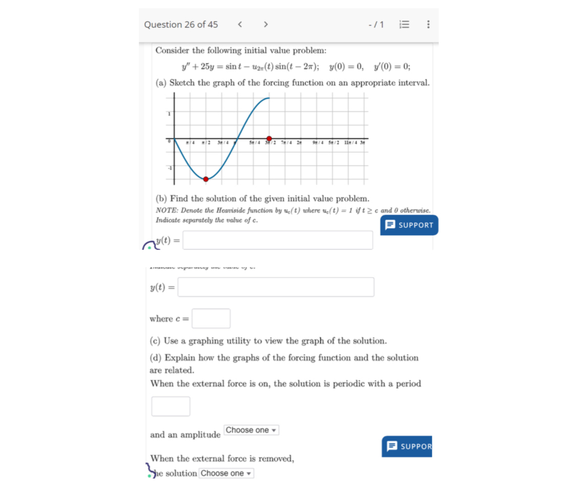 Solved Question 26 ﻿of 45-1Consider the following initial | Chegg.com