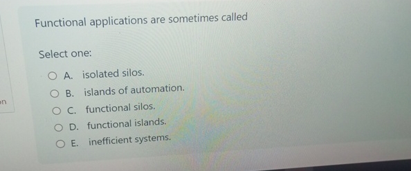 Solved Functional applications are sometimes calledSelect | Chegg.com