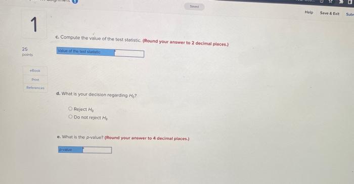 Solved A sample of 40 observations is selected from one | Chegg.com