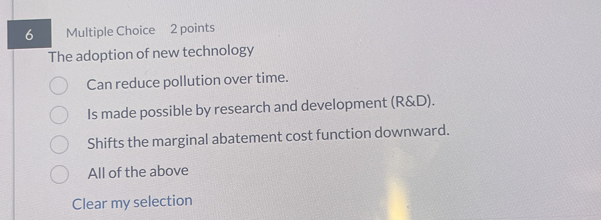 Solved 6Multiple Choice2 ﻿pointsThe adoption of new | Chegg.com