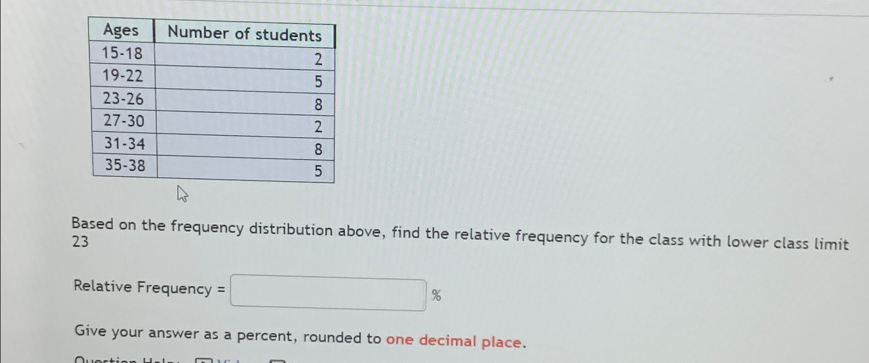 Solved \table[[Ages,Number of | Chegg.com