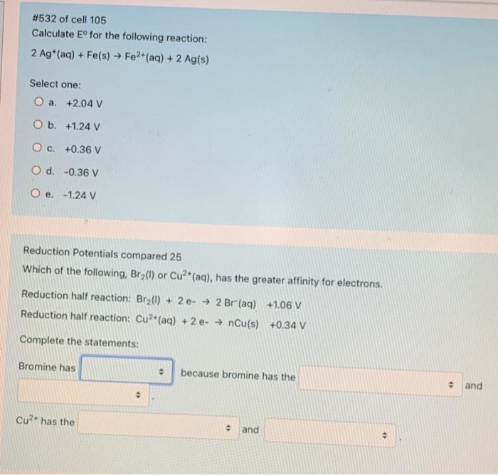 Solved Solution types 26 Match the solutions to the possible | Chegg.com