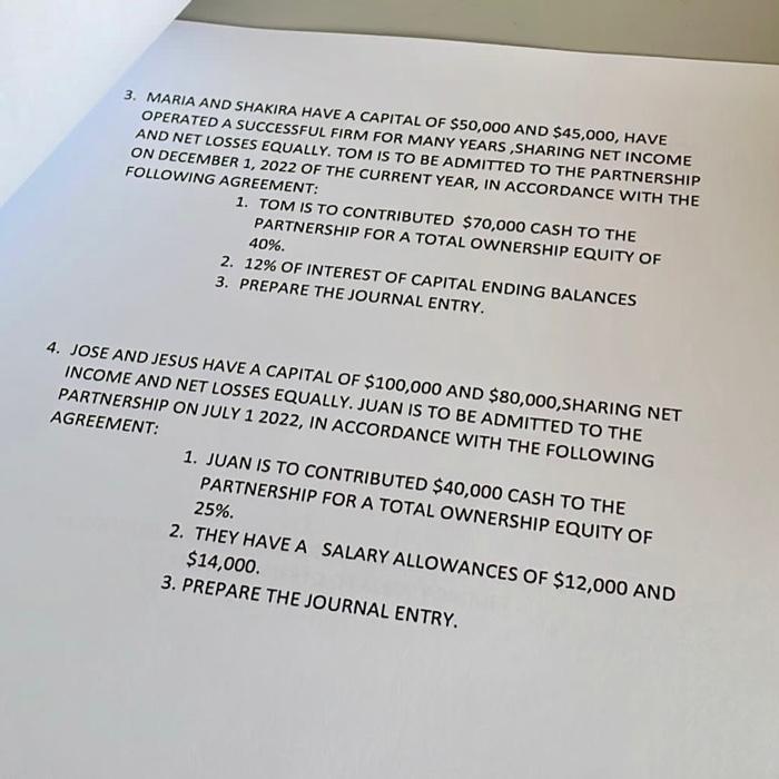 Solved PART I LIQUIDATING PARTNERSHIP- CAPITAL DEFICIENCY 1. | Chegg.com