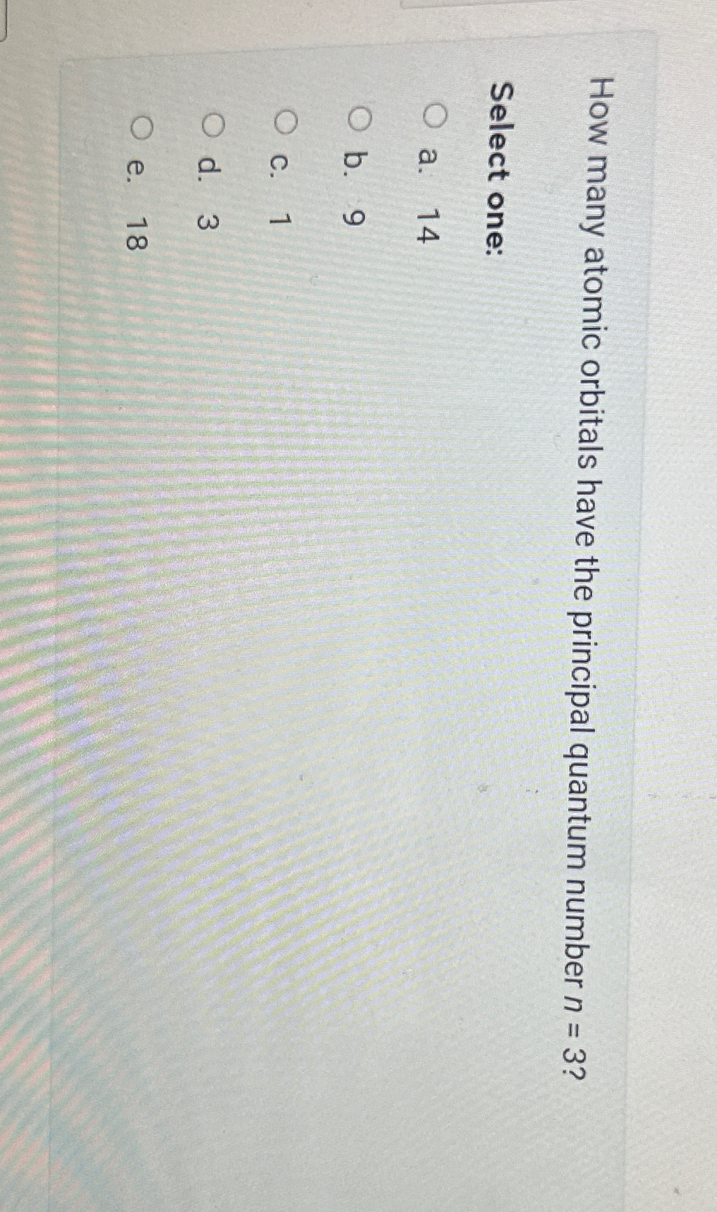 Solved How many atomic orbitals have the principal quantum | Chegg.com