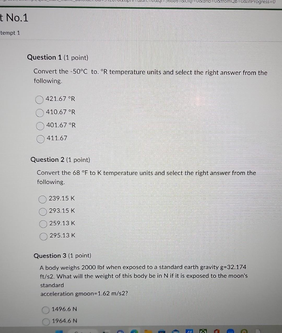 Solved Convert the −50∘C to. ∘R temperature units and select | Chegg.com
