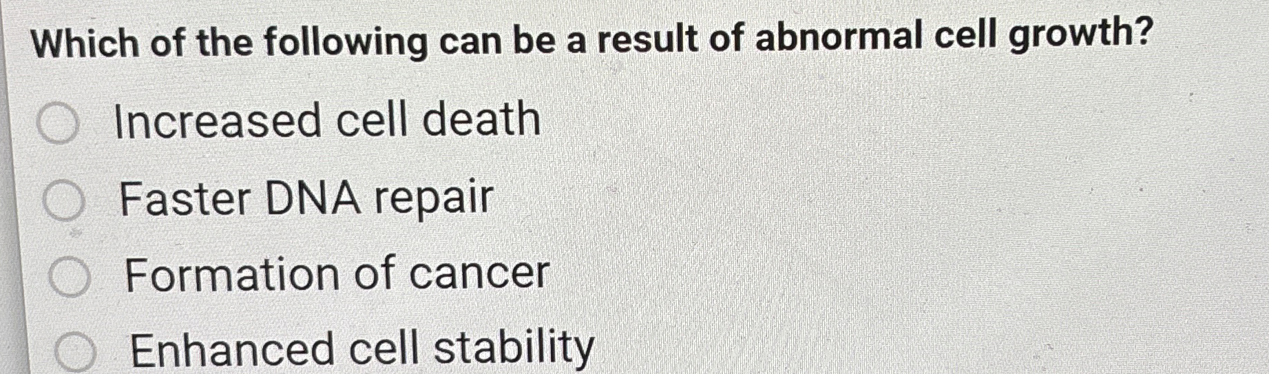 Solved Which of the following can be a result of abnormal | Chegg.com