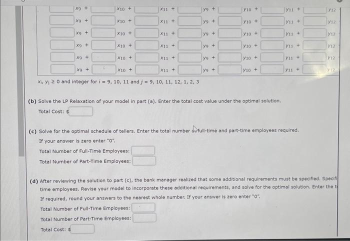 Solved The Northside Bank is working to develop an efficient | Chegg.com