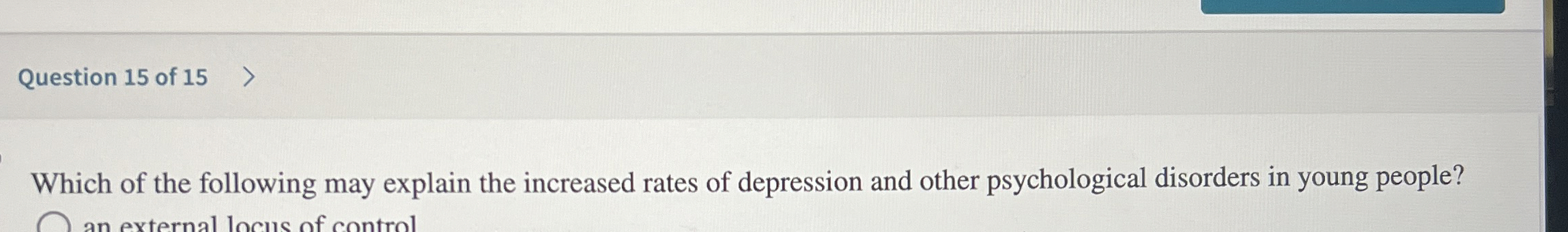 Solved Question 15 ﻿of 15Which of the following may explain | Chegg.com