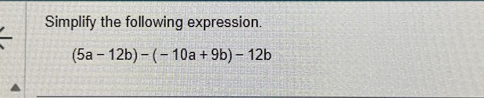 Solved Simplify the following | Chegg.com