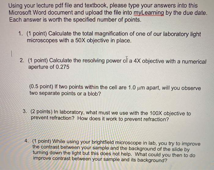 Using your lecture pdf file and textbook, please type | Chegg.com