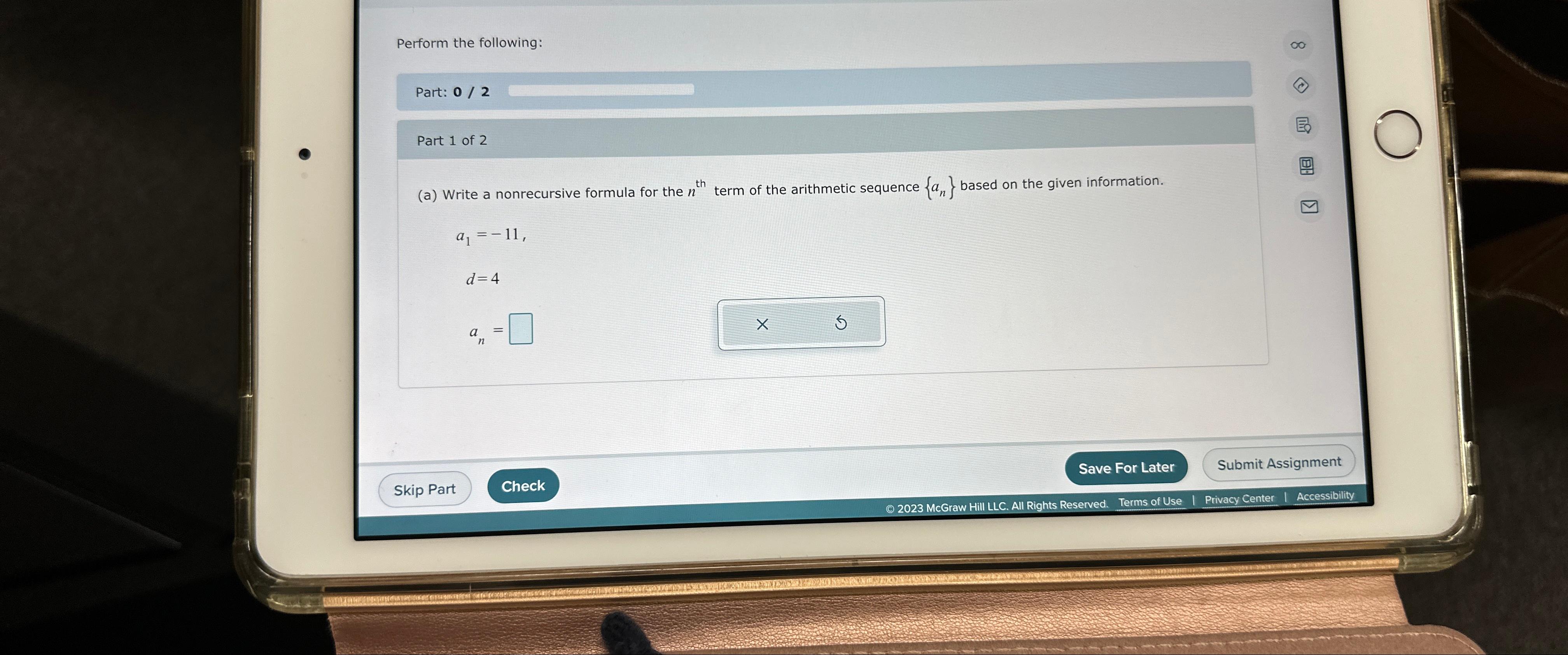 Solved Perform the following:Part: 02Part 1 ﻿of 2(a) ﻿Write | Chegg.com