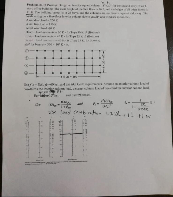 Solved Problem #1 ( 8 ﻿Points): Design an interior square | Chegg.com