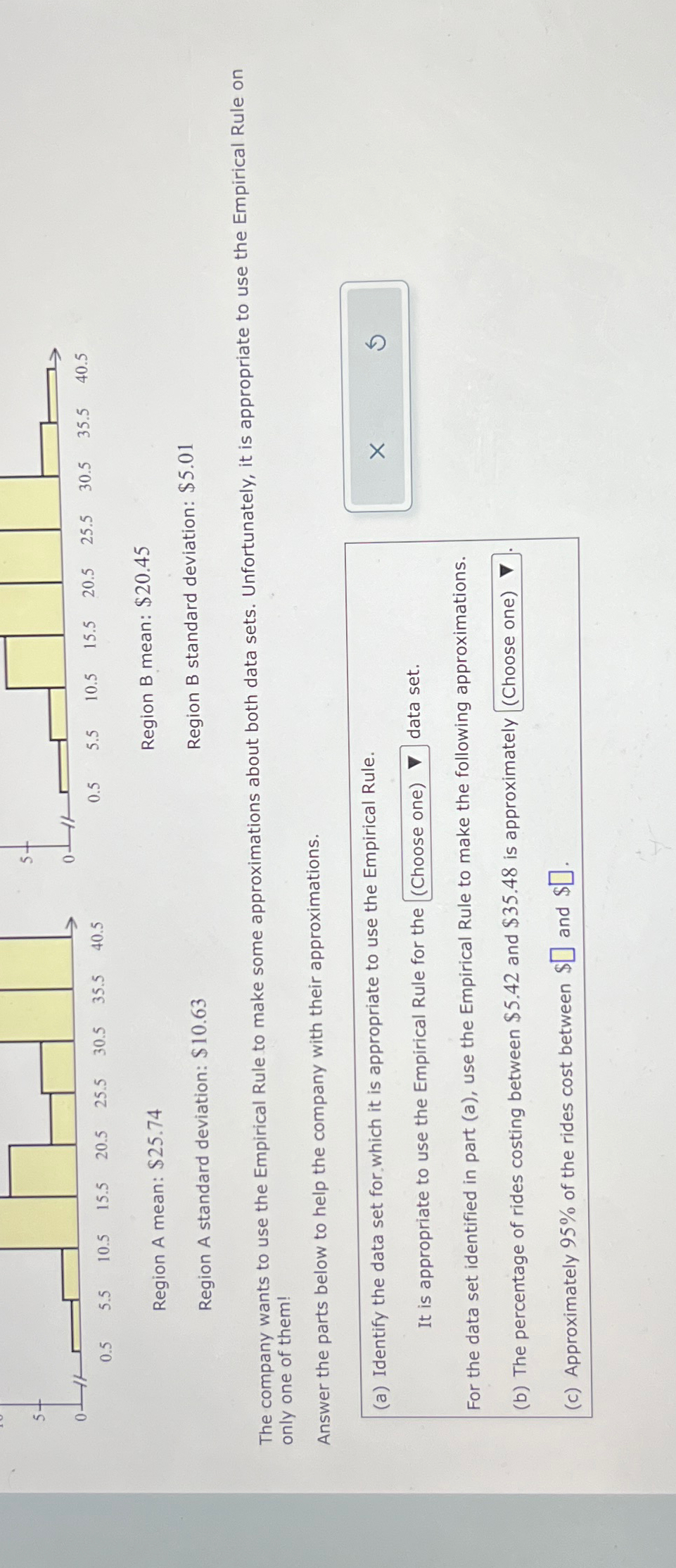 Solved Descriptive StatisticsThe Empirical Rule for discrete | Chegg.com