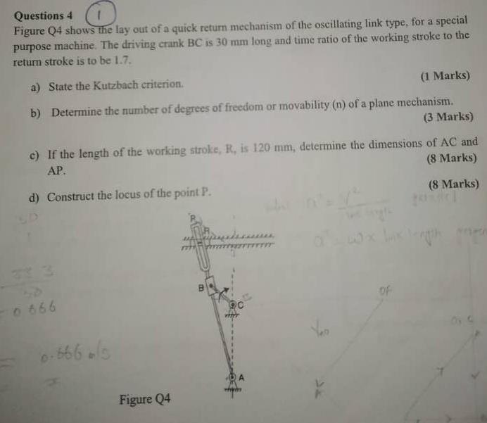 Solved Questions 4 Figure Q4 shows the lay out of a quick | Chegg.com