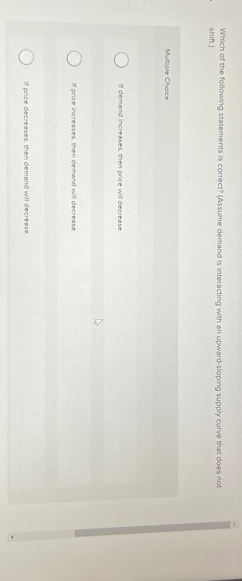 Solved Which of the following statements is correct? (Assume | Chegg.com