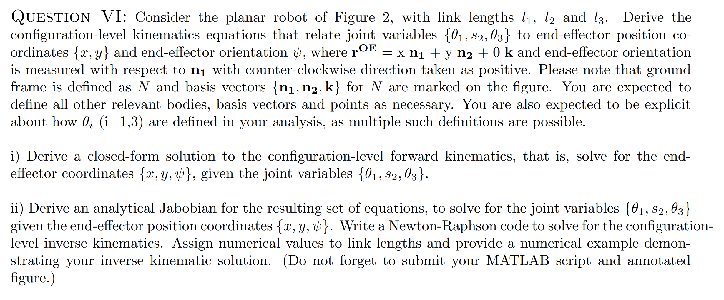 Solved Derive configuration-level forward and inverse | Chegg.com