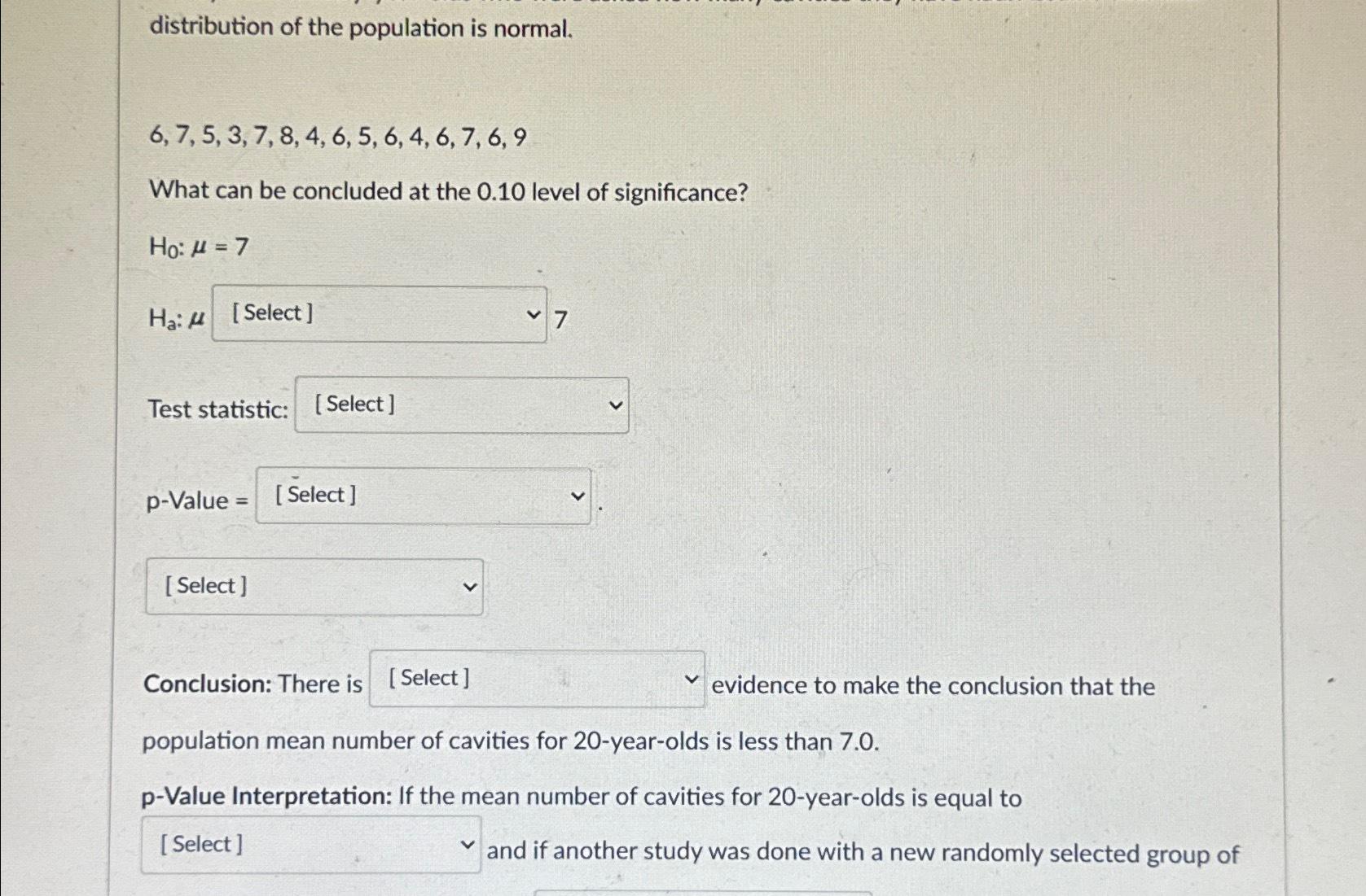 Solved distribution of the population is | Chegg.com