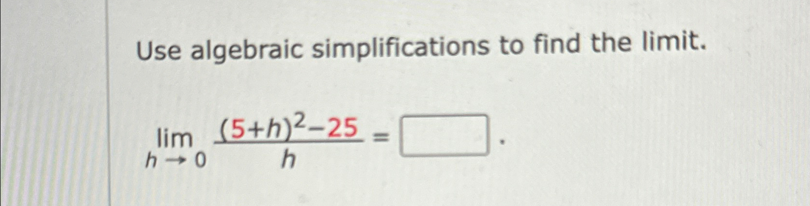 Solved Use algebraic simplifications to find the | Chegg.com
