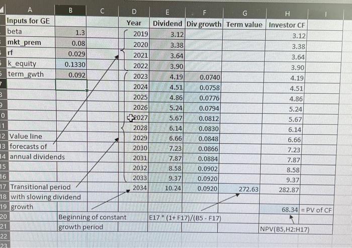 Calculate the intrinsic value of Rio Tinto in each of | Chegg.com
