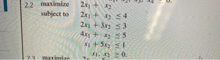 Solved 1 Implement The Simplex Method According To The 