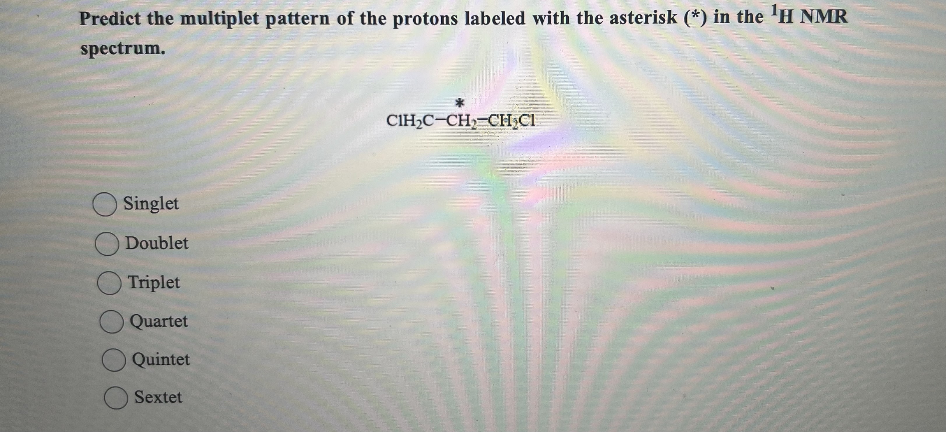Solved Predict the multiplet pattern of the protons labeled | Chegg.com