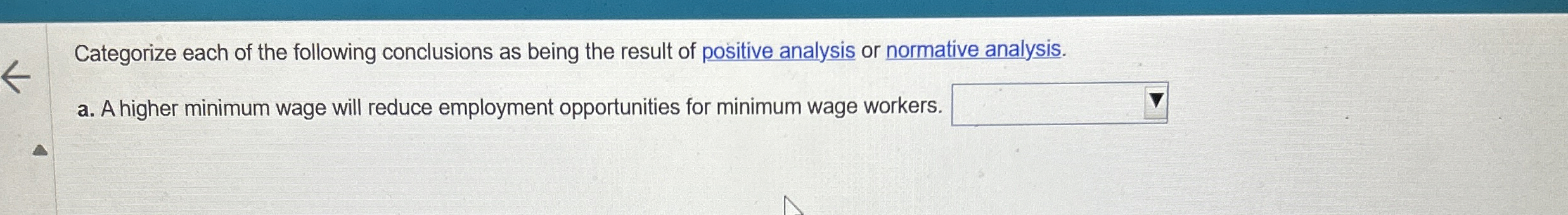 Solved Categorize each of the following conclusions as being | Chegg.com