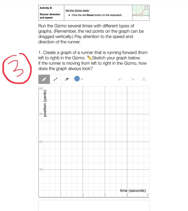 Gizmo Warm-up The Distance-Time Graphs Gizmo shows a | Chegg.com
