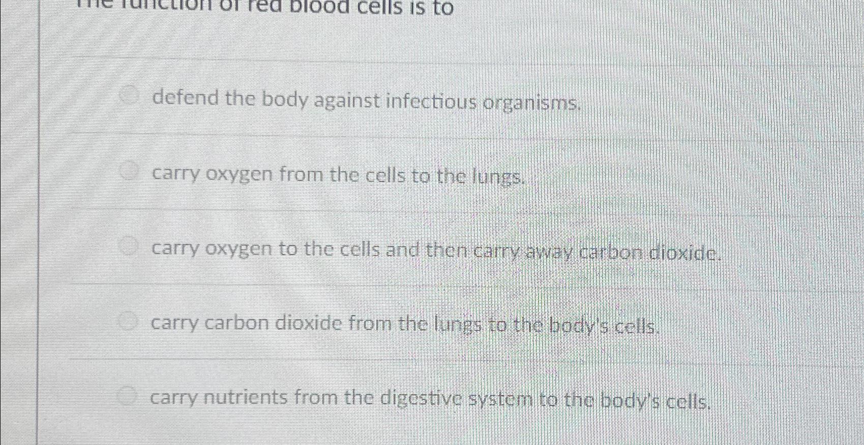 Solved defend the body against infectious organisms.carry | Chegg.com