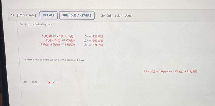 Solved Consider the following data. | Chegg.com