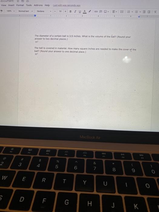 Solved document View Insert Format Tools Add-ons Help | Chegg.com