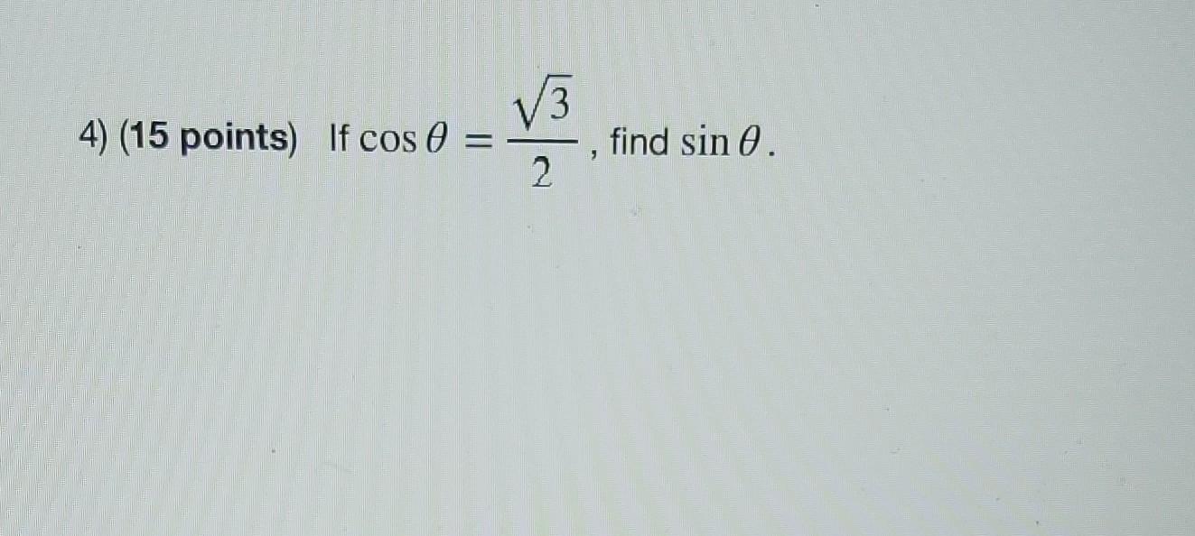 Solved If cosθ=23 | Chegg.com