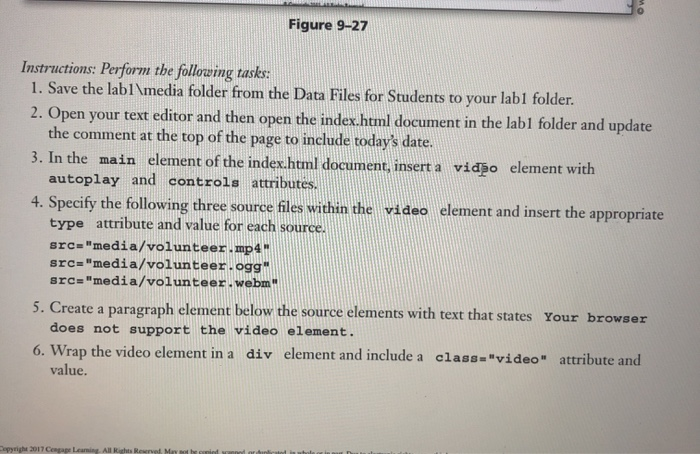 Solved Figure 9 27 Instructions Perform The Following 