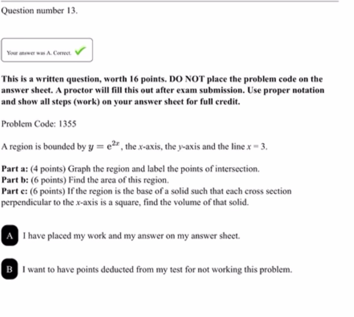 Solved Question number 13.This is a written question, worth | Chegg.com