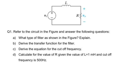 Solved RS Q1. Refer to the circuit in the Figure and answer | Chegg.com