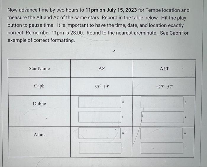 Solved Set the date and time to 9pm on July 15,2023 for | Chegg.com