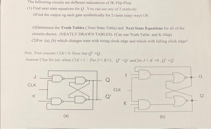 Solved The following circuits are different realizations of | Chegg.com