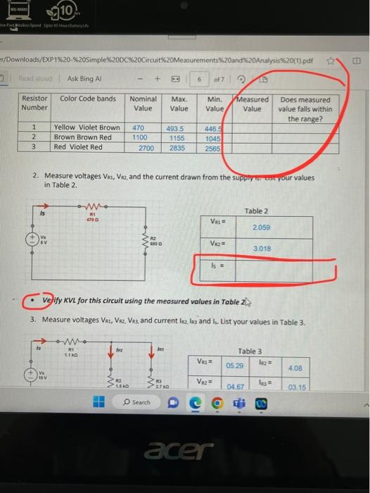 Solved 3. What gives a more accurate resistor value: a gold | Chegg.com