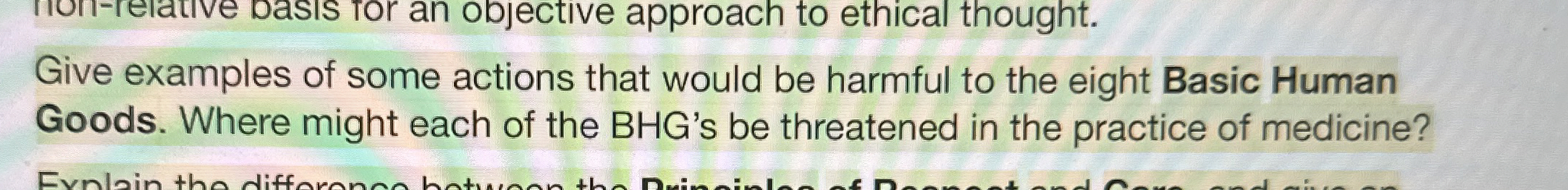 Solved Give examples of some actions that would be harmful | Chegg.com