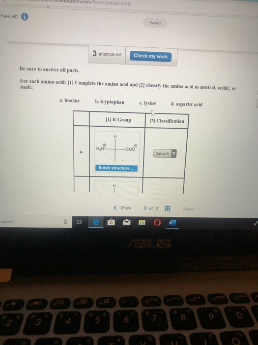 Solved Meducation.com/llow/connect html Pre-Lab Saved 3 | Chegg.com