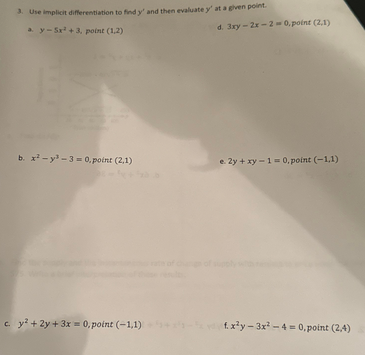 Solved Use implicit differentiation to find y' ﻿and then | Chegg.com