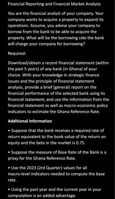 Solved The Ghana Reference Rate (GRR) was introduced by | Chegg.com
